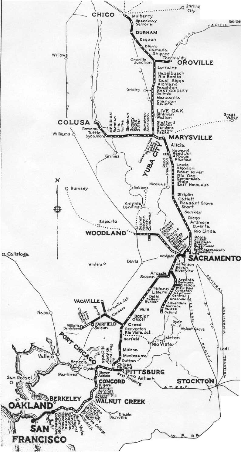 The Sacramento Northern Railroad - Abandoned Rails
