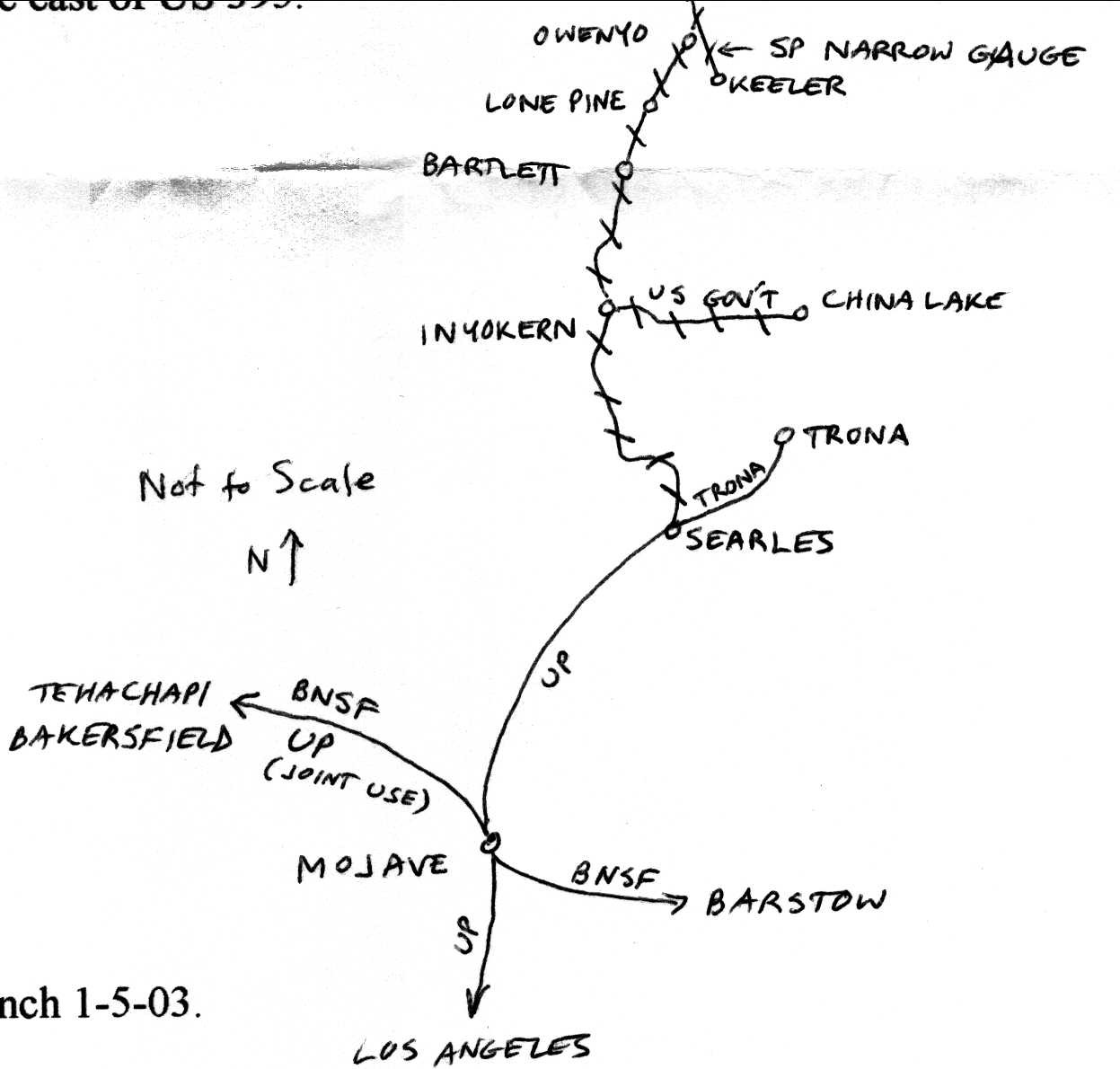 The Lone Pine Branch - Abandoned Rails