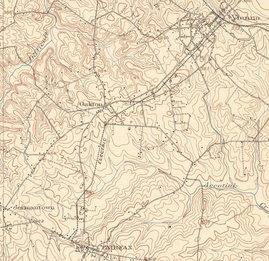 Fairfax to Vienna, VA - Abandoned Rails